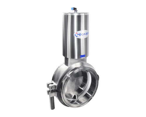 Vertical pneumatic powder butterfly valve,Sanitary Pneumatic Powder ...