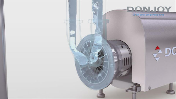 Self-priming pump-CIP, suction length 8 meters, pressure 50 meters ...